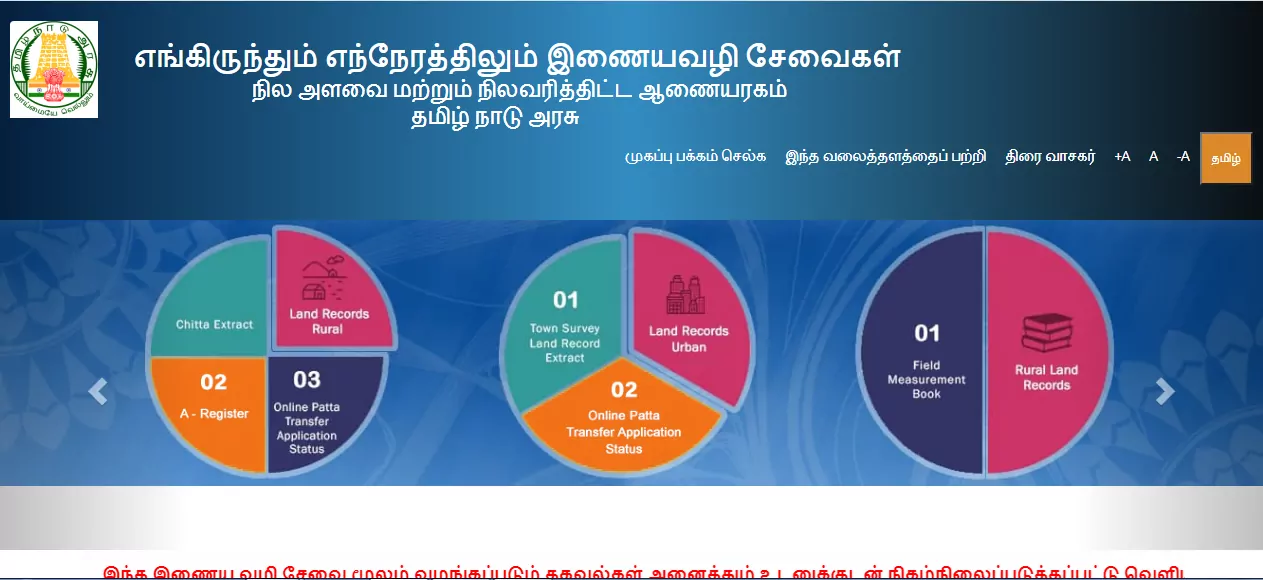 TN - Patta Chitta Online 2025 - Tamil Nadu Land Records