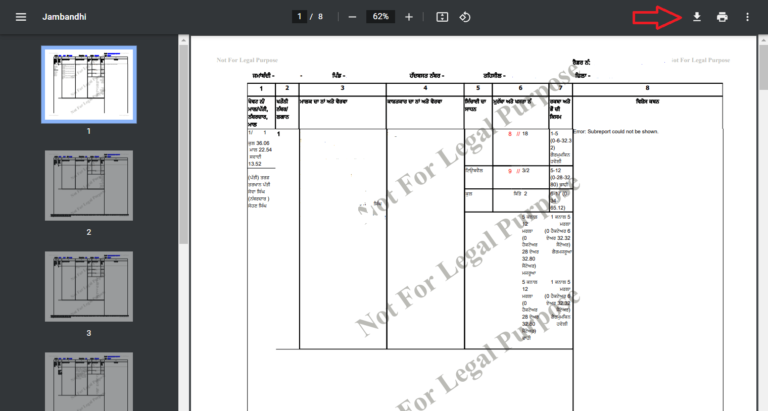 Jamabandi Punjab Land Records (PLRS Fard) Online – 2025
